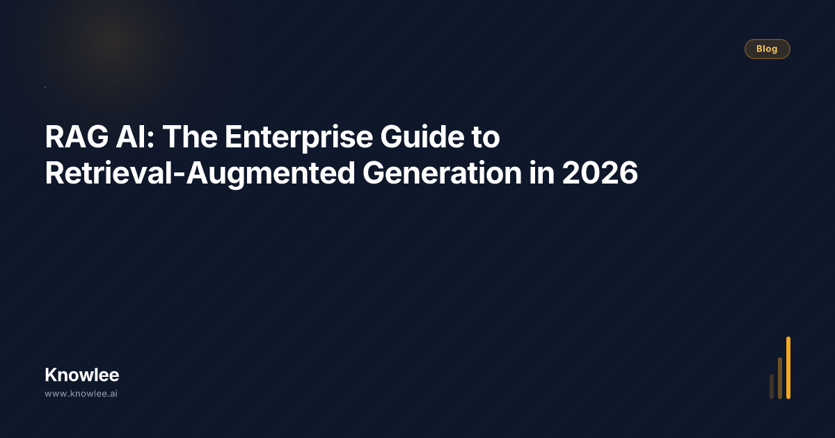 RAG AI: The Enterprise Guide to Retrieval-Augmented Generation in 2026 ...